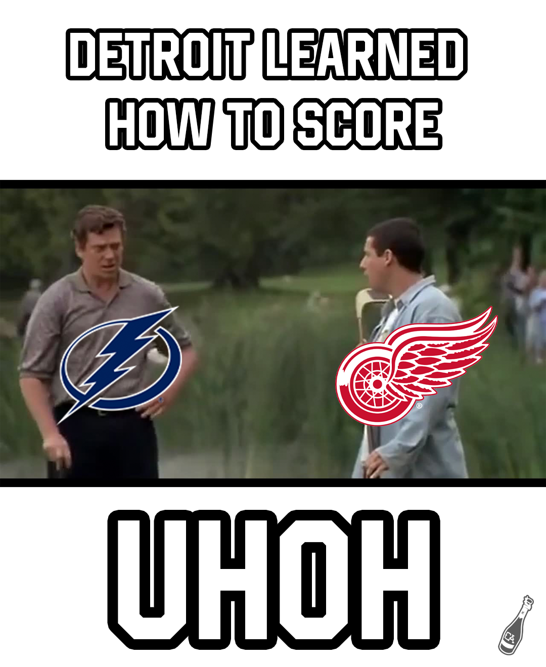 Red Wings Meme Smells Like A Red Wings Win Candle | Detroit Red Wings